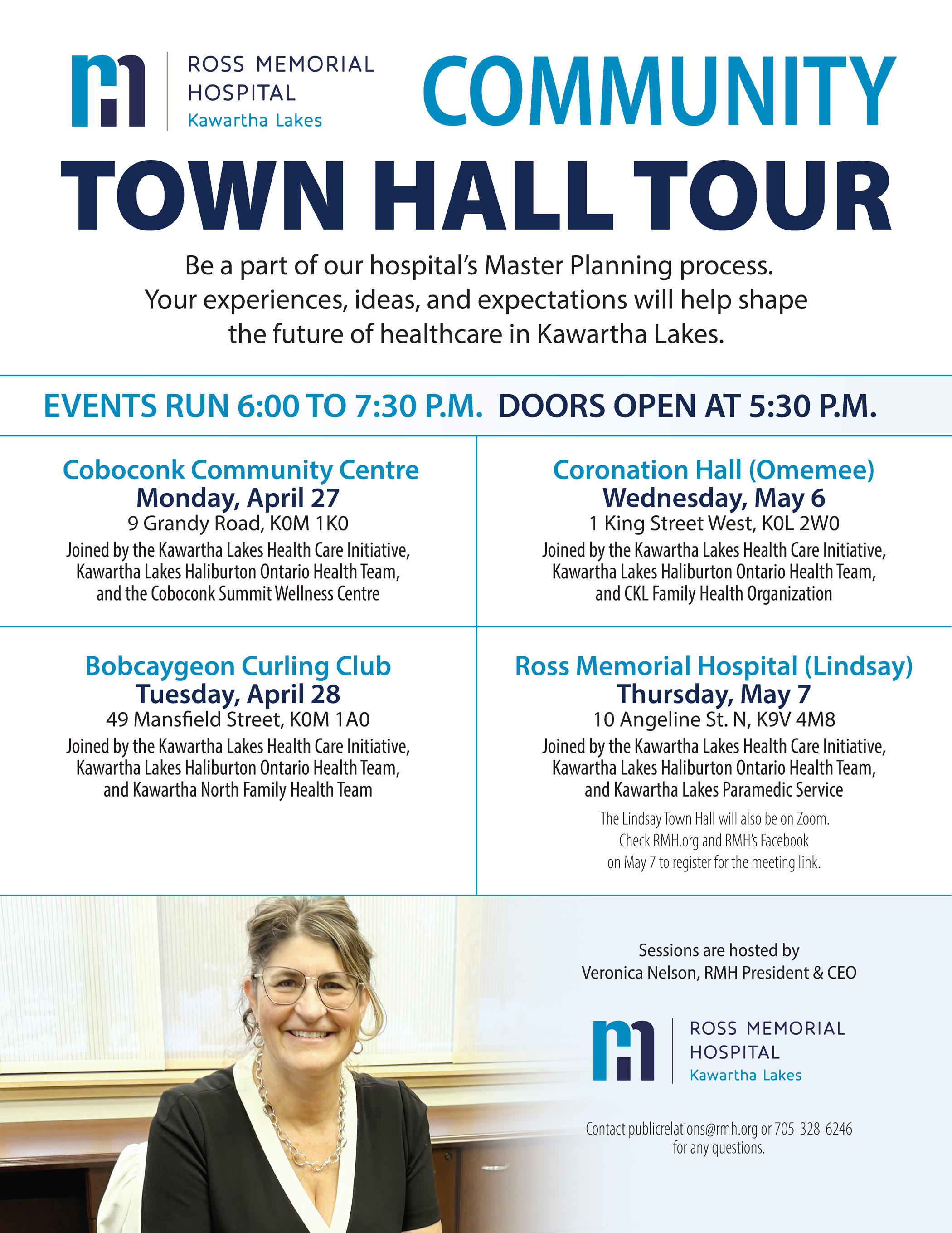 RMH Hosting Series of Community Town Halls | Ross Memorial Hospital